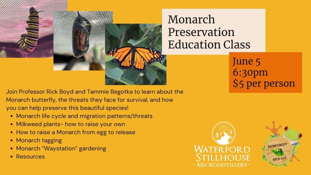 Monarch Preservation Education Class | June 5